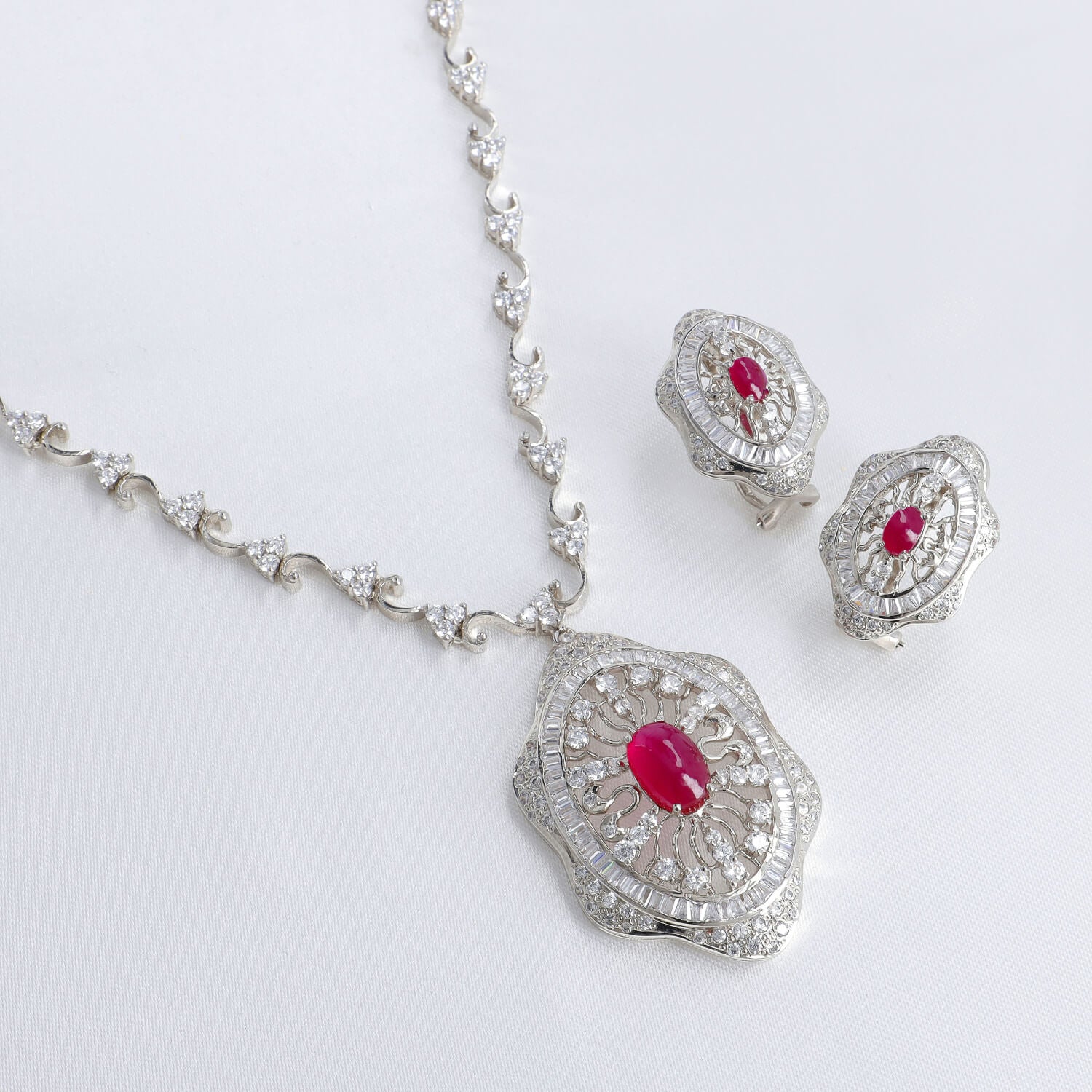Radiant ruby Set – Miras Jewels